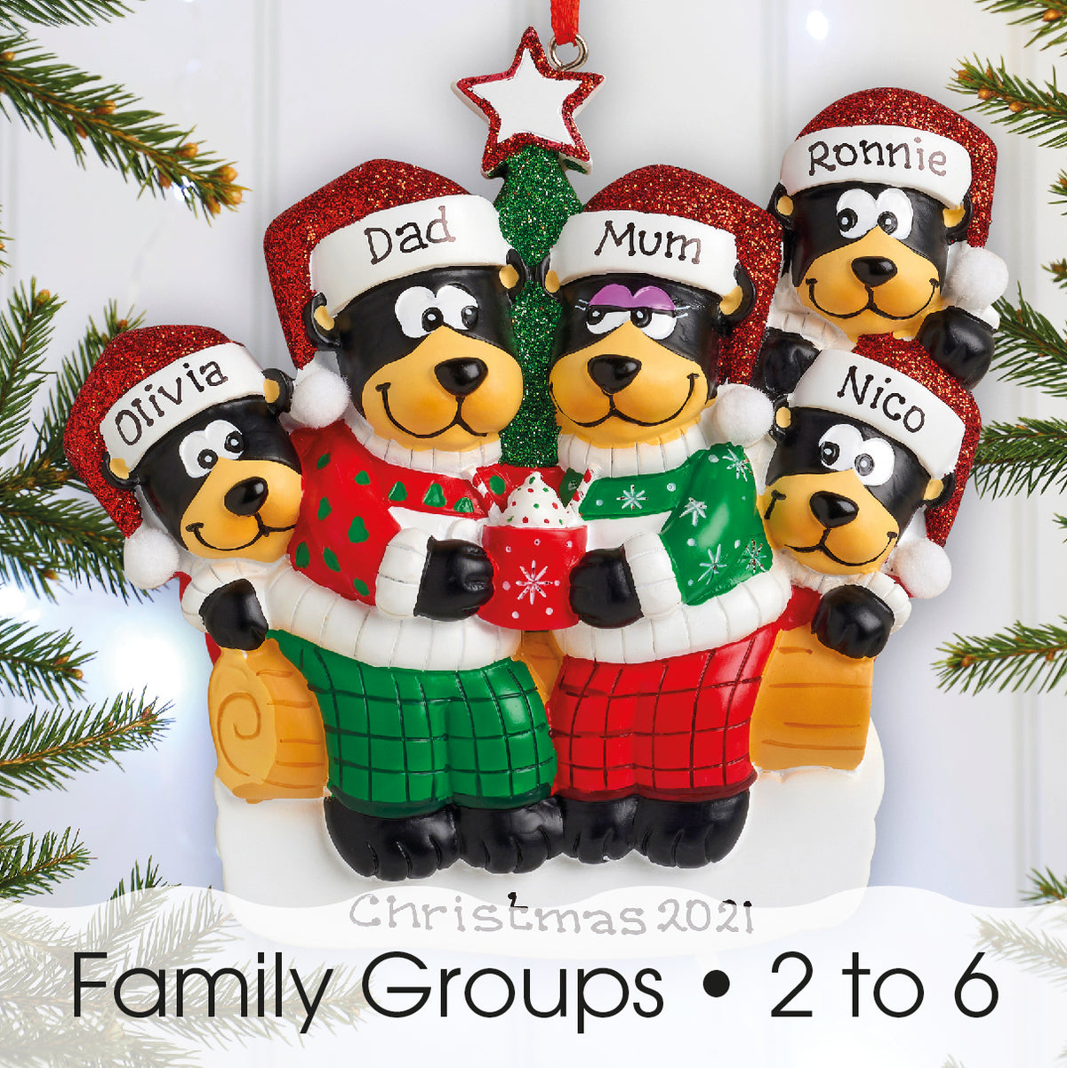 Personalised Family Christmas Tree Decorations/Ornaments – Page 4 ...